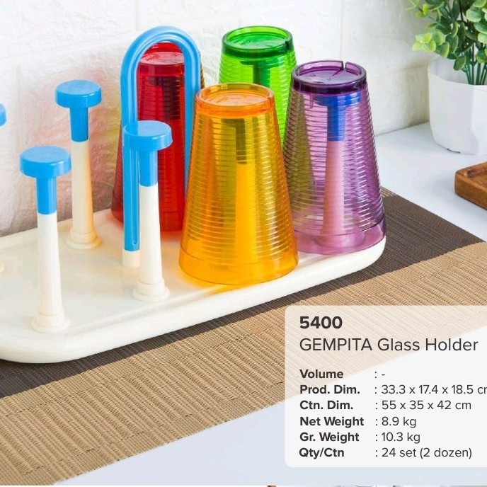 rak tatakan gelas stand gelas gempita hommy | Lazada Indonesia