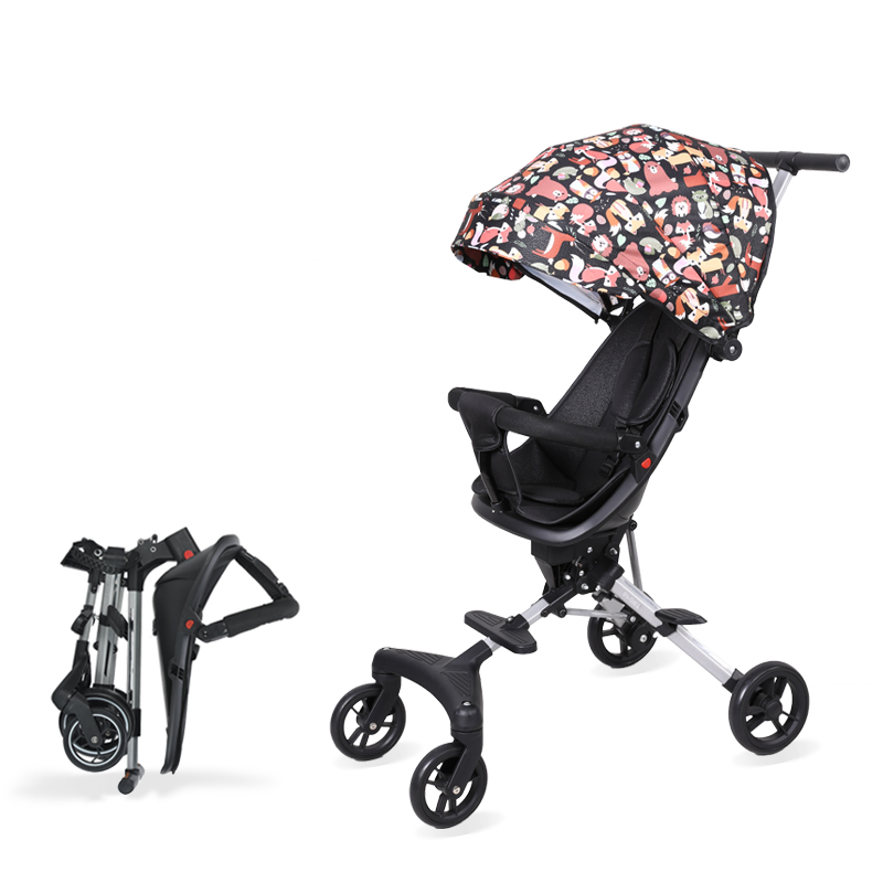 Mmflight stroller bayi dapat lipat traveling duduk Small size 2 Arah ...