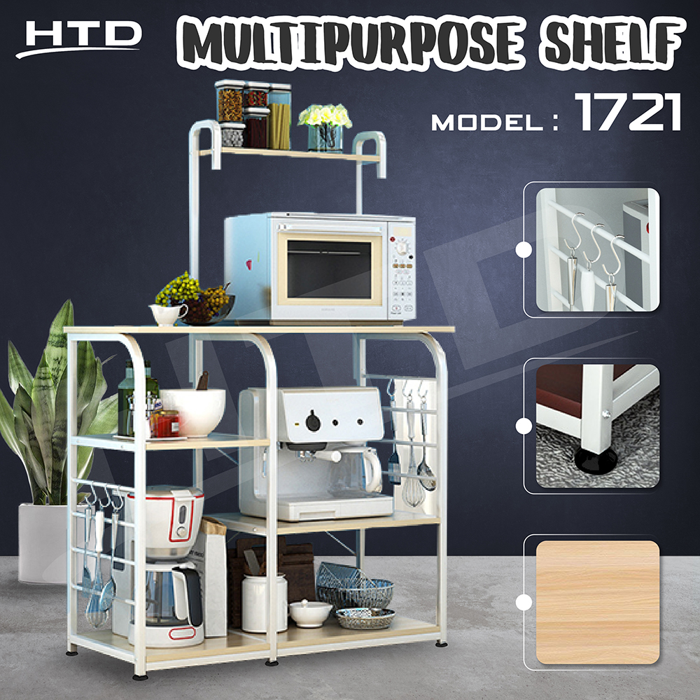 HTD Sport Rak Meja Serbaguna Dapur Microwave Minimalis Model 1721 ...