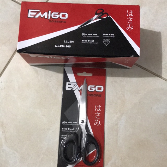 Gunting EMIGO Sedang Stainless EM-165 | Lazada Indonesia