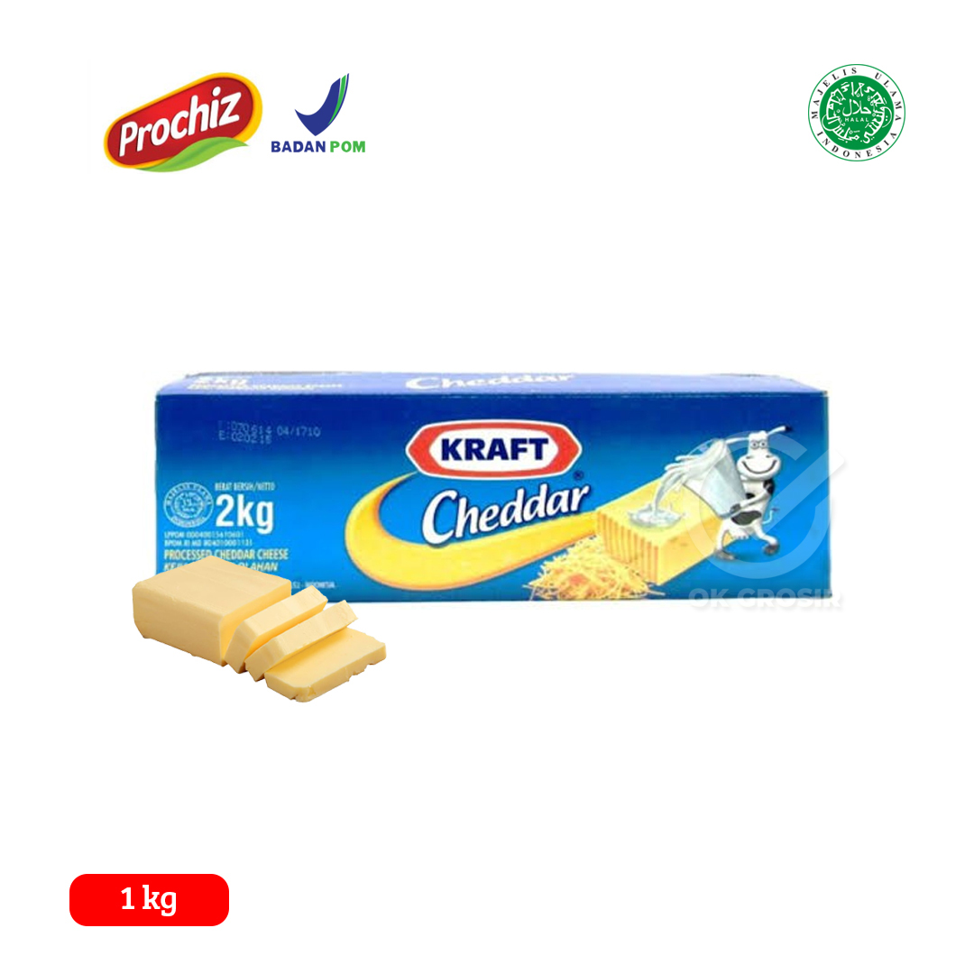 Keju Kraft Cheddar 1 kg | Lazada Indonesia