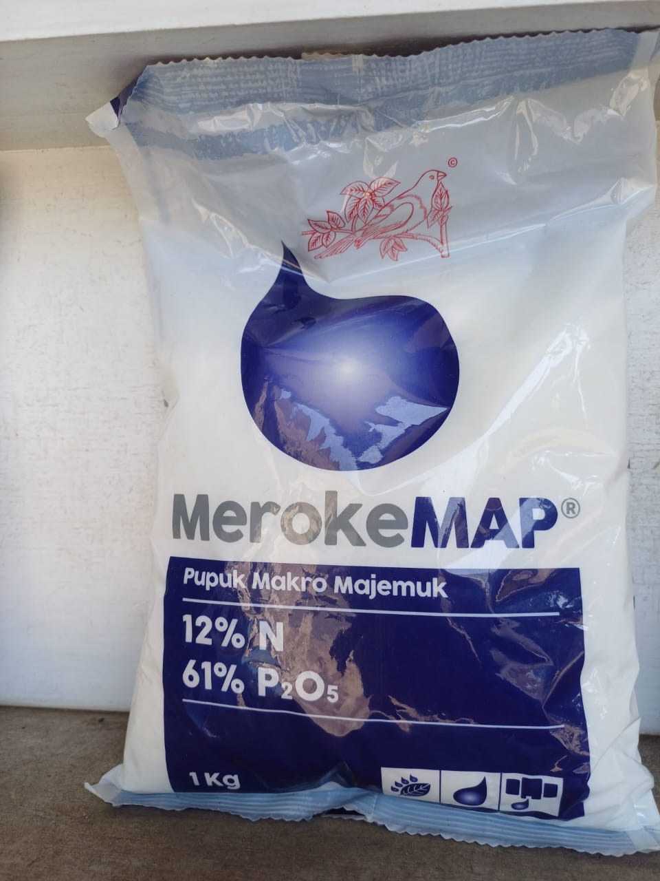Pupuk Meroke MAP 1 kg - Pupuk Mono-Ammonium Phosphate Hidroponik Grade ...