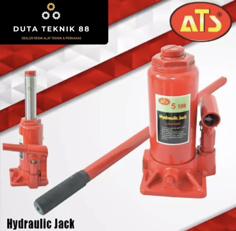 Dongkrak Mobil Botol 5 Ton - ATS Hidrolik Jack Botle | Lazada Indonesia