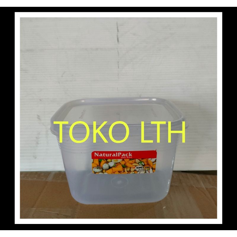 KOTAK SEGI NATURAL PACK 800 ML KOMET STAR SEALWARE TOPLES SEGI TRANSPARAN | Lazada Indonesia