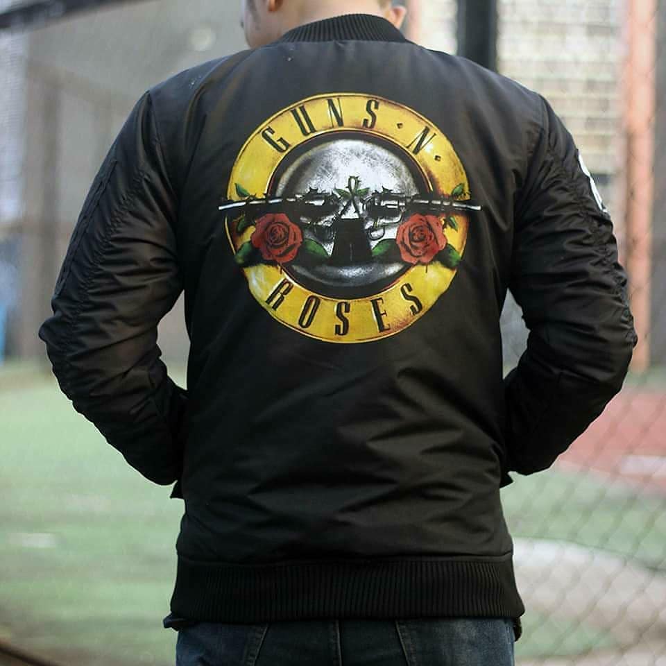 Jaket bomber GUNS N ROSES axl rose | Lazada Indonesia