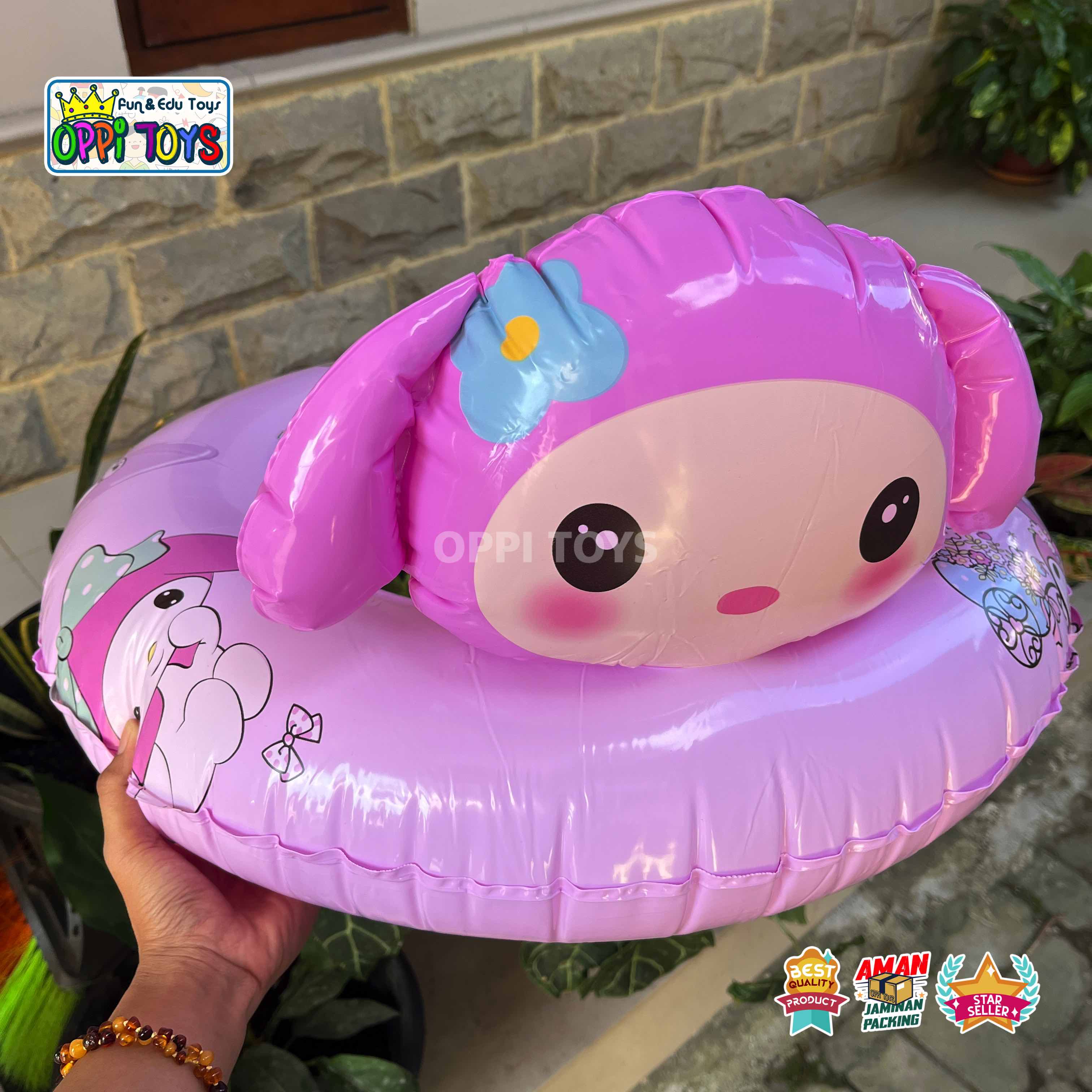 Ban Renang Anak Model Bulat 70cm Kuromi - Swim Ring Kids Motif Kartun ...