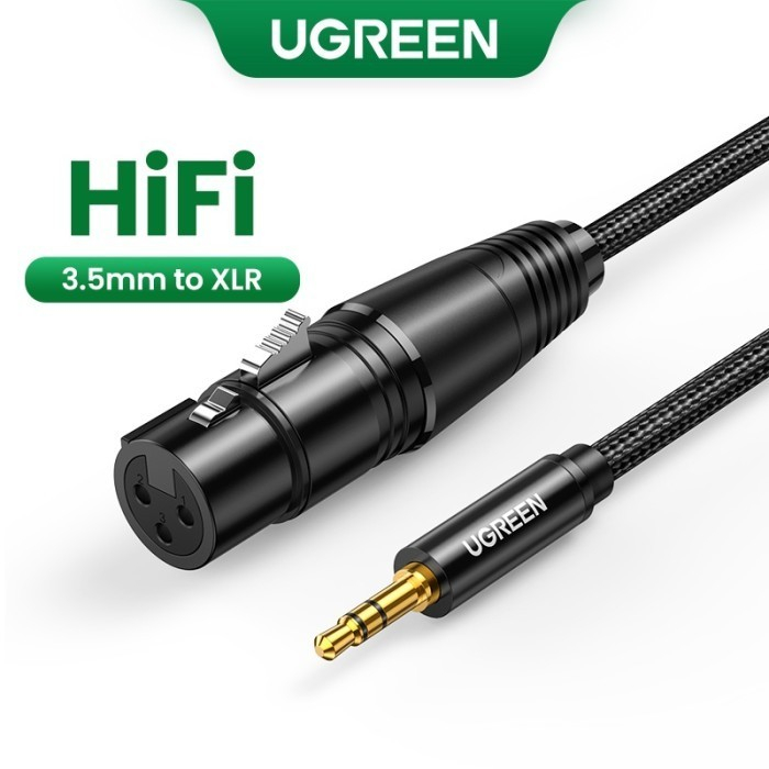 Ugreen Kabel Audio Hifi XLR Ke 3.5mm Female Ke Mini Jack Aux 1 / 2 / 5 ...