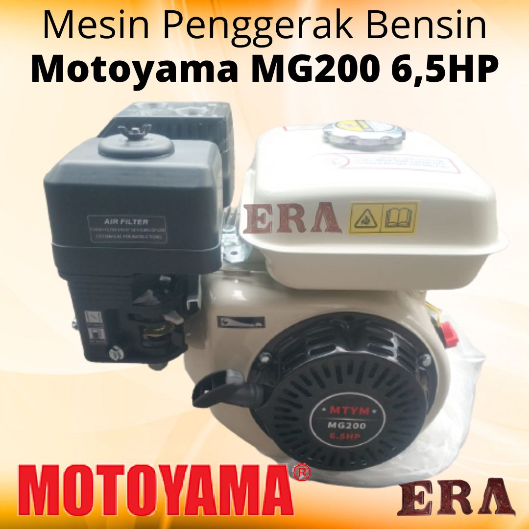 MOTOYAMA - Mesin Penggerak Bensin MG 200 6,5HP Gasoline Engine 6.5PK | Lazada Indonesia