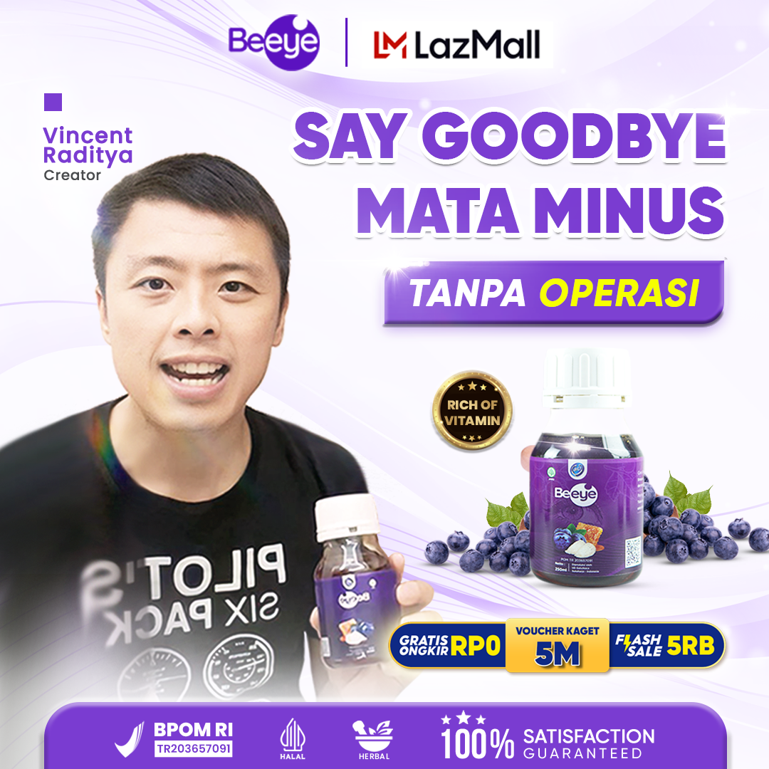 BEEYE MADU MATA MINUS/ 100% ORIGINAL/ SEMBUH MATA MINUS/PLUS/SILINDRIS ...