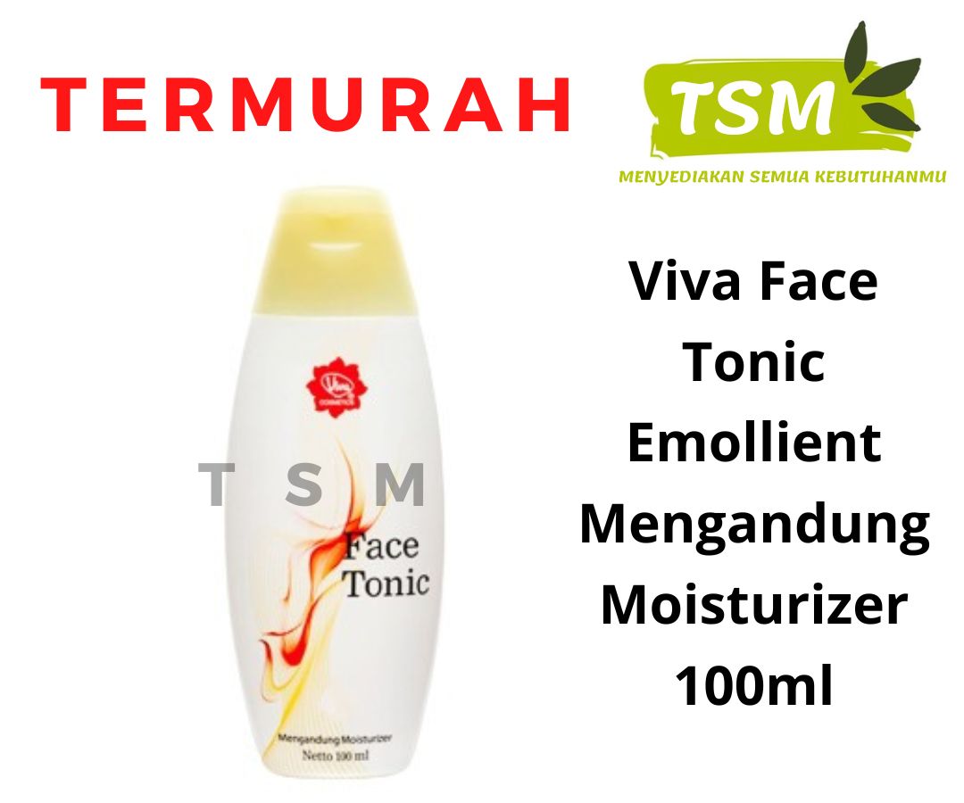 Viva Face Tonic Emollient Mengandung Moisturizer 100ml | Lazada Indonesia
