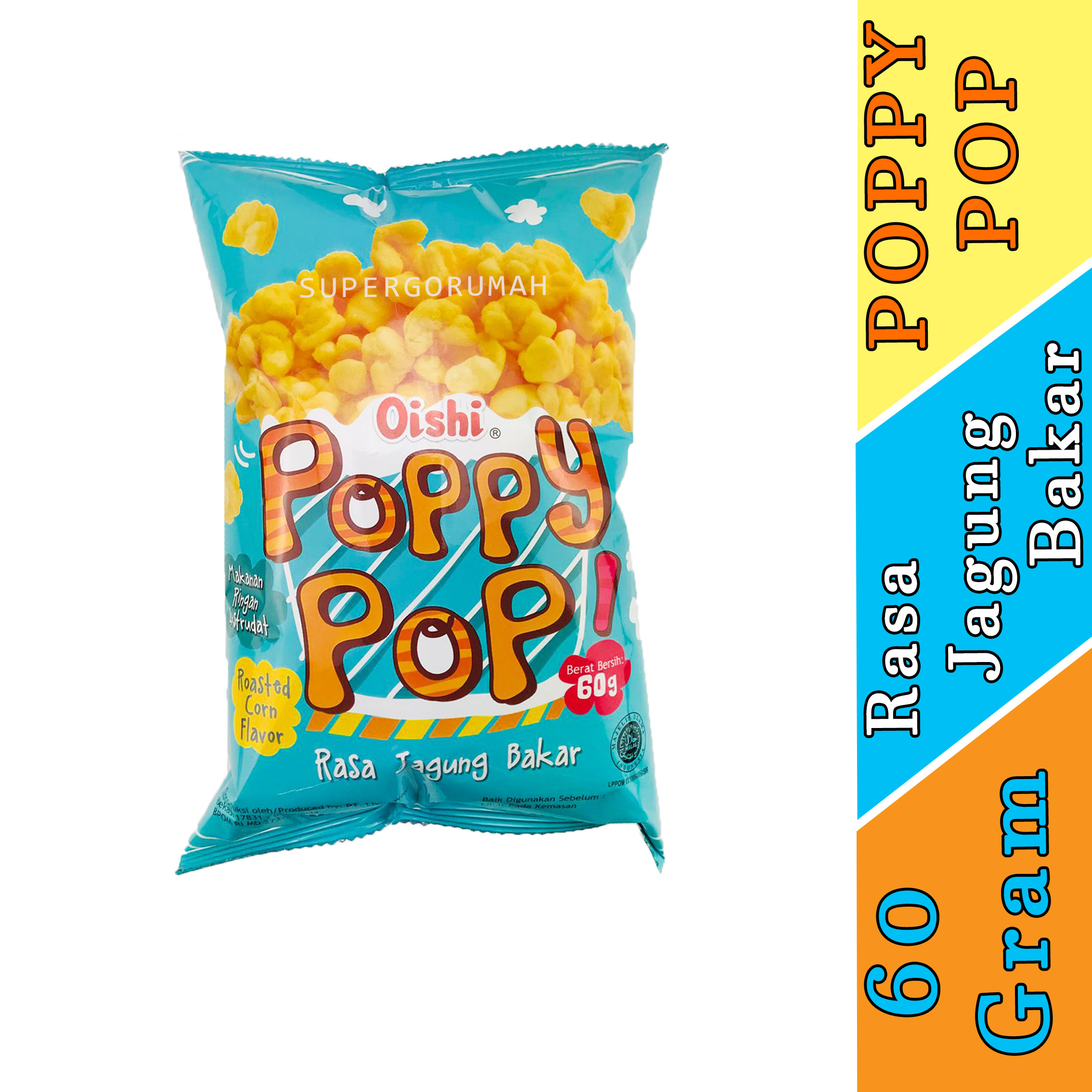 CIKI - OISHI - POPPY POP - RASA JAGUNG BAKAR - 60g | Lazada Indonesia