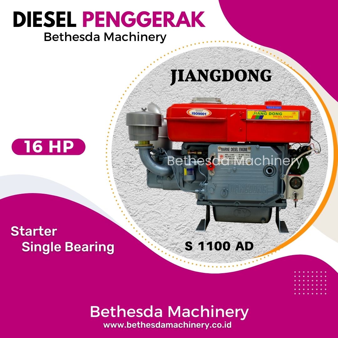 Jiangdong mesin penggerak 16Hp Starter Hopper single bearing | Lazada Indonesia