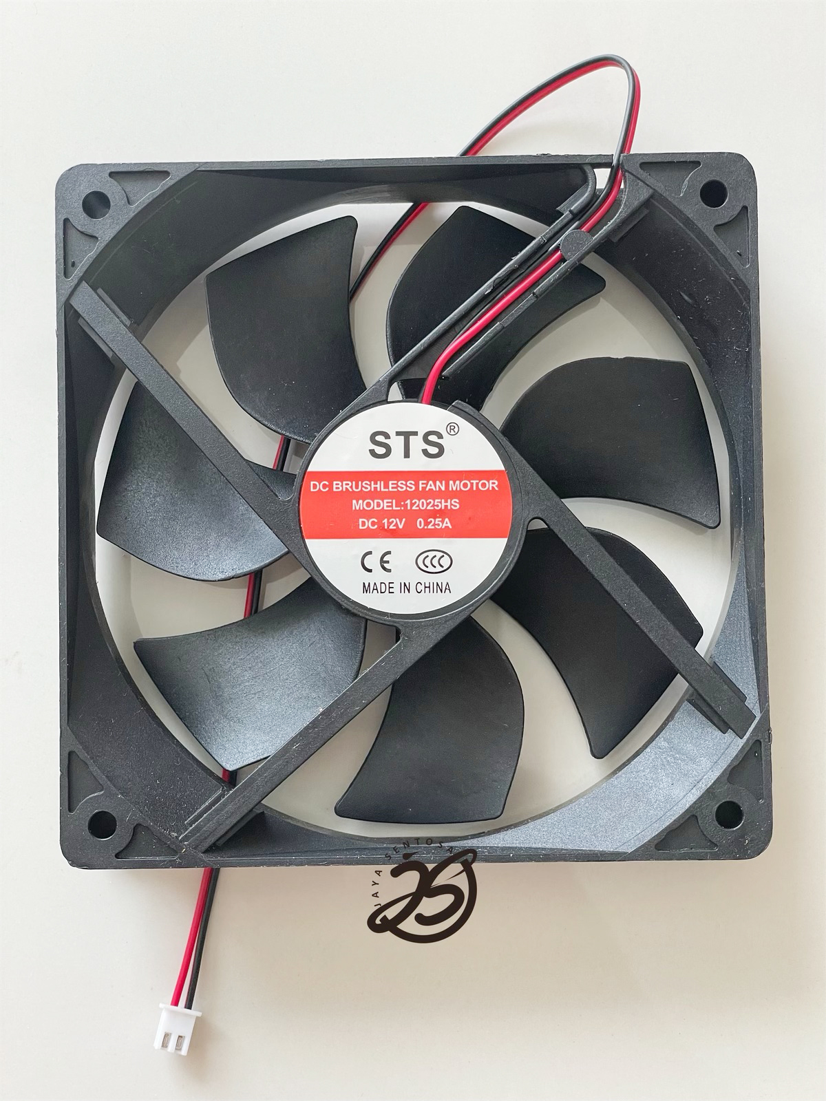 FAN DC 12V 12cm KIPAS DC 12x12cm BRUSHLESS FAN TEBAL COOLING EXHAUST ...