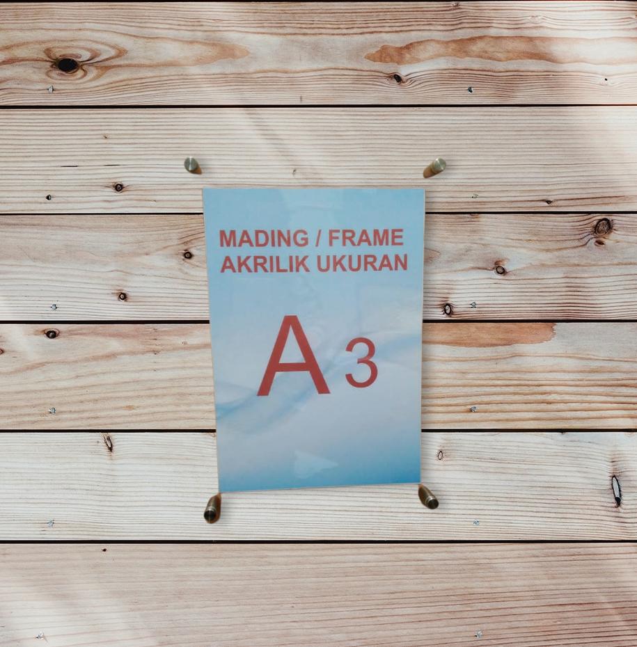Frame Mading Bingkai Display Poster Akrilik Berkualitas A3 | Lazada ...