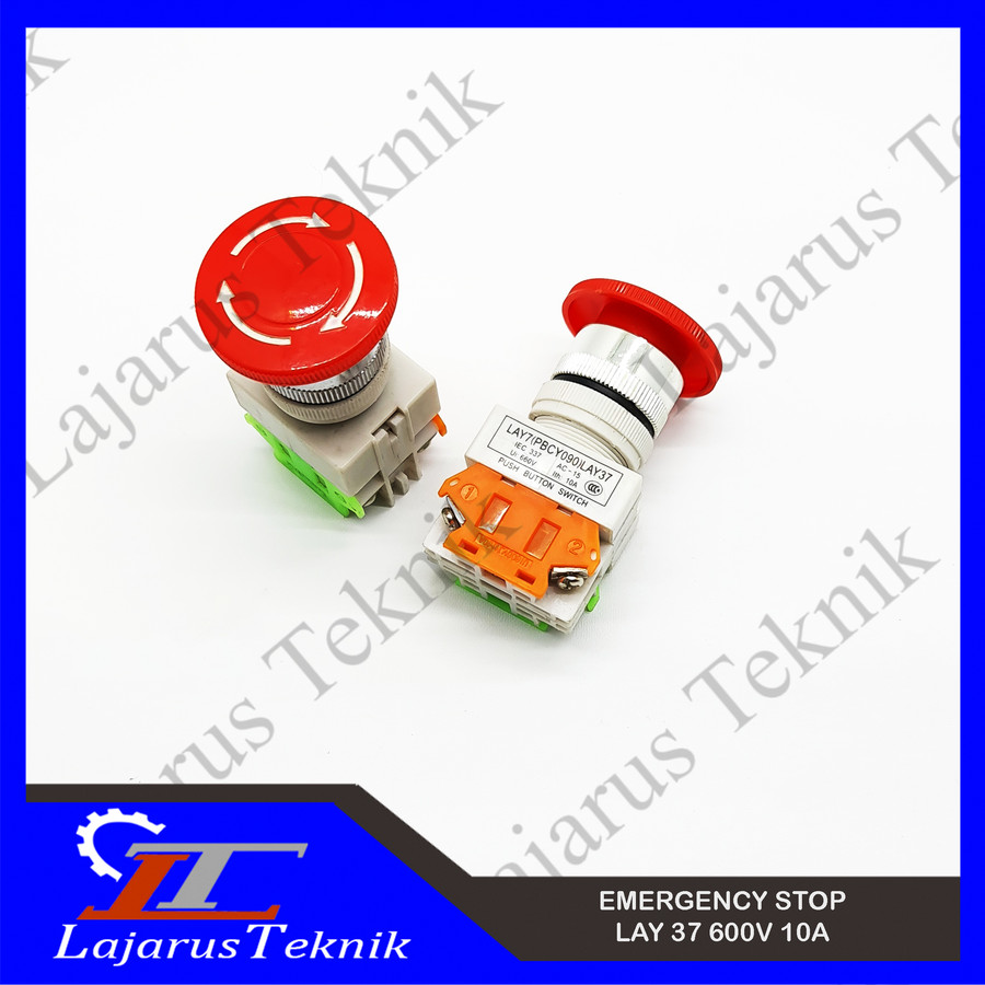 LAY 37 Emergency Stop 600V 10A - Push button swicth | Lazada Indonesia