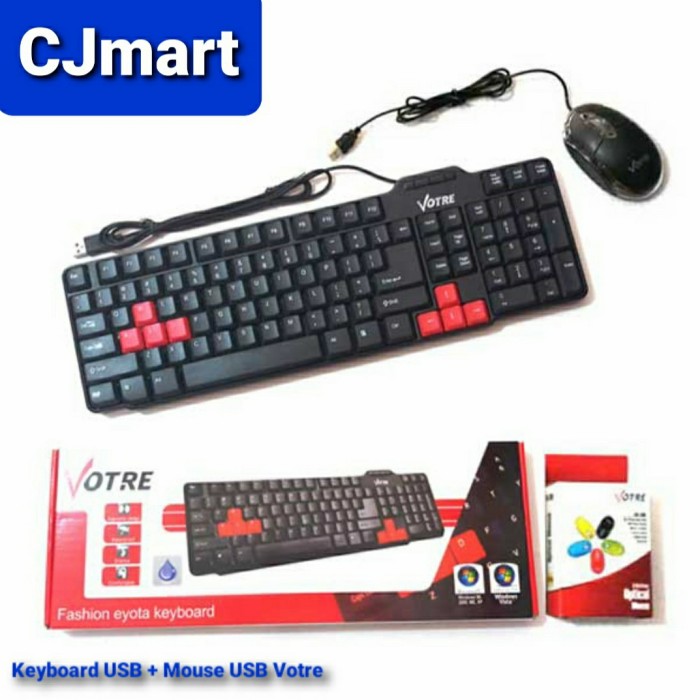 Votre Keyboard USB + Mouse USB / Votre Keyboard Mouse USB | Lazada ...