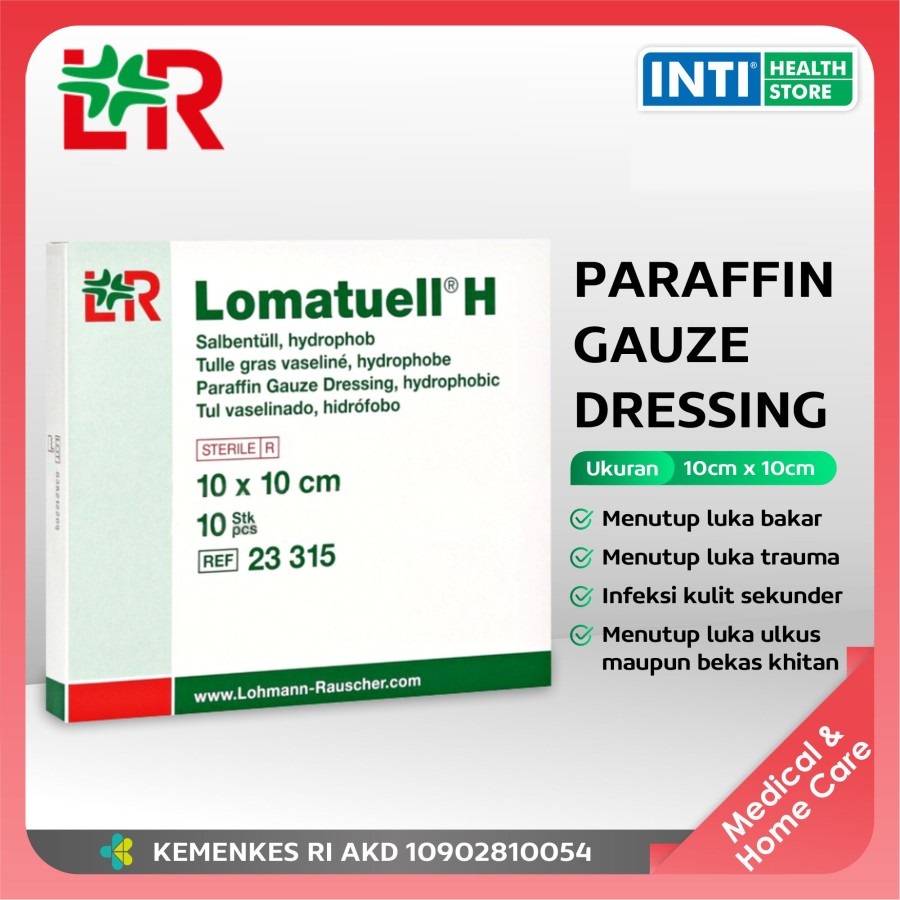LR | Lomatuell 10 x 10 | Kasa Penutup Luka | Kasa Dressing Luka ...