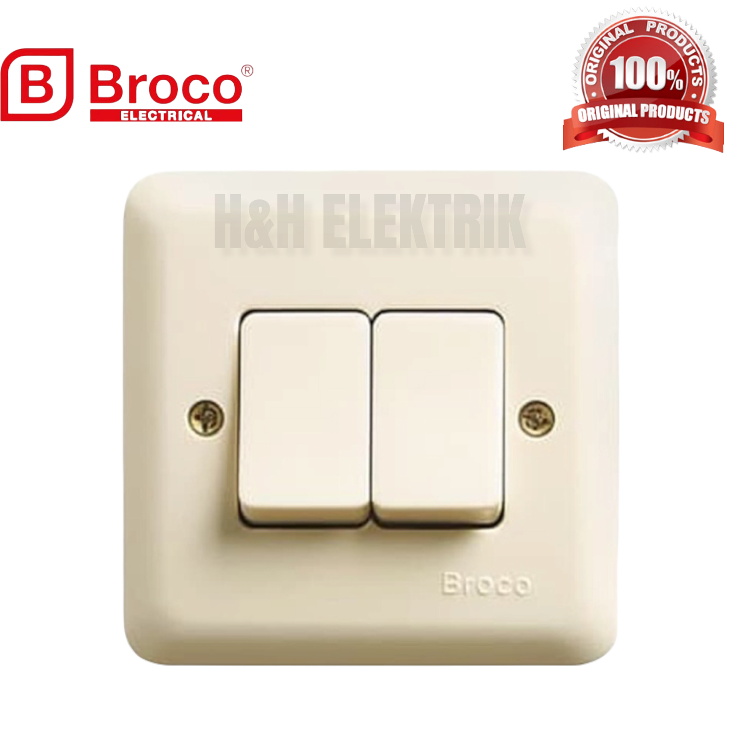 Sakelar / Saklar Seri Double ib Broco New Gee 6622 inbow | Lazada Indonesia