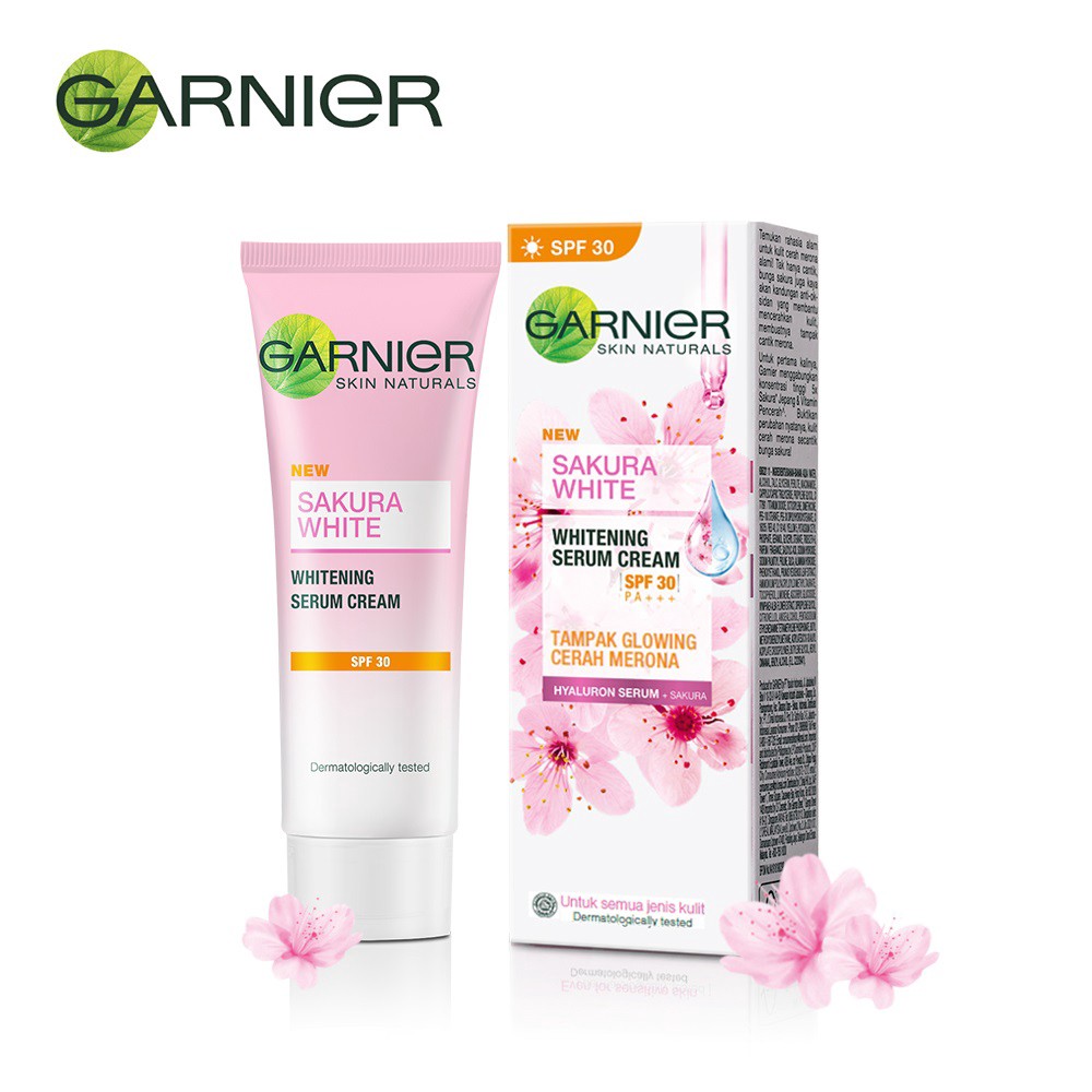 Garnier Sakura Glow Whitening SERUM Cream SPF30-20 ml | Lazada Indonesia