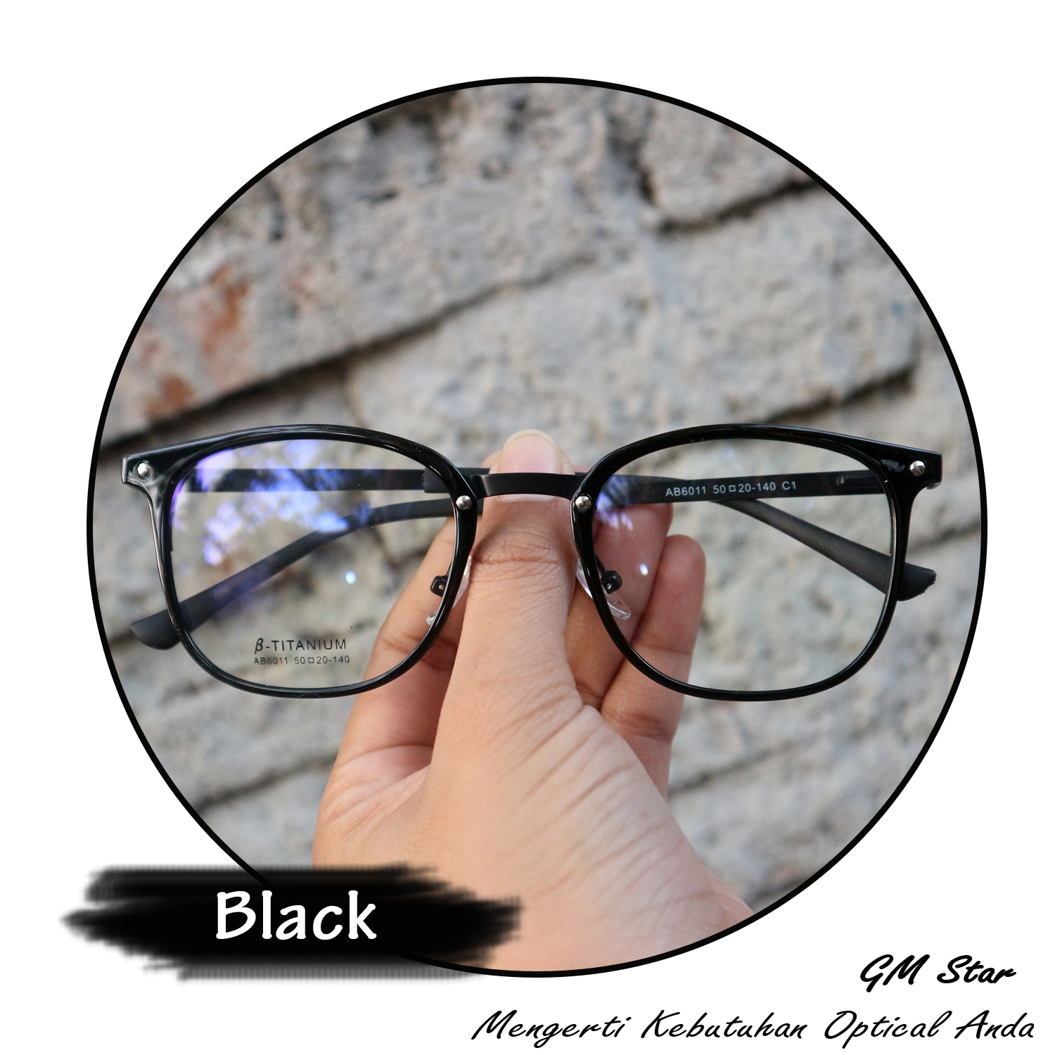 SERI-024 // Frame Kacamata Minus optik Premium Anti Sinar Biru ...