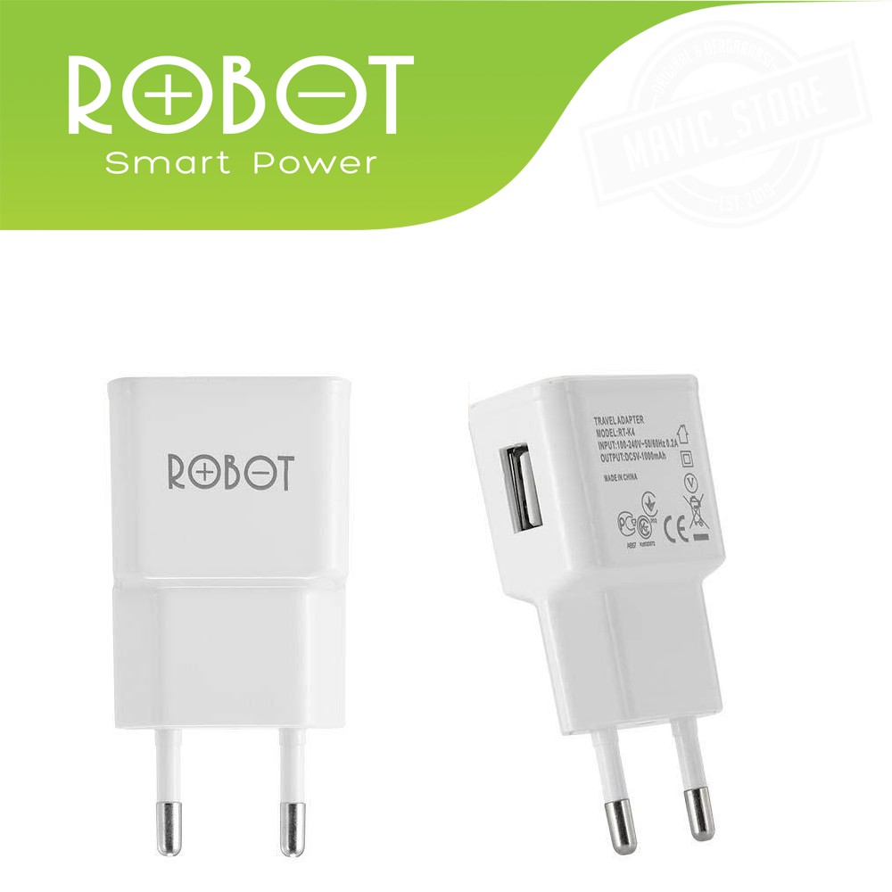 Robot Charger RT-K9 Fast Charging Kabel Micro Original Casan Quick Charge - Garansi 1 Tahun ...