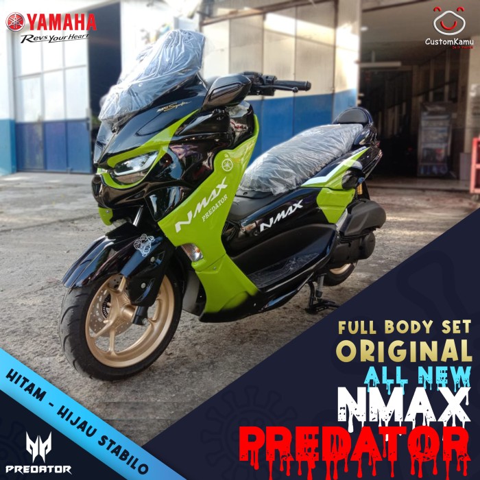FULL PAKET PREDATOR NMAX ALL NEW & OLD HARGA PABRIK BISA REQUEST WARNA ...
