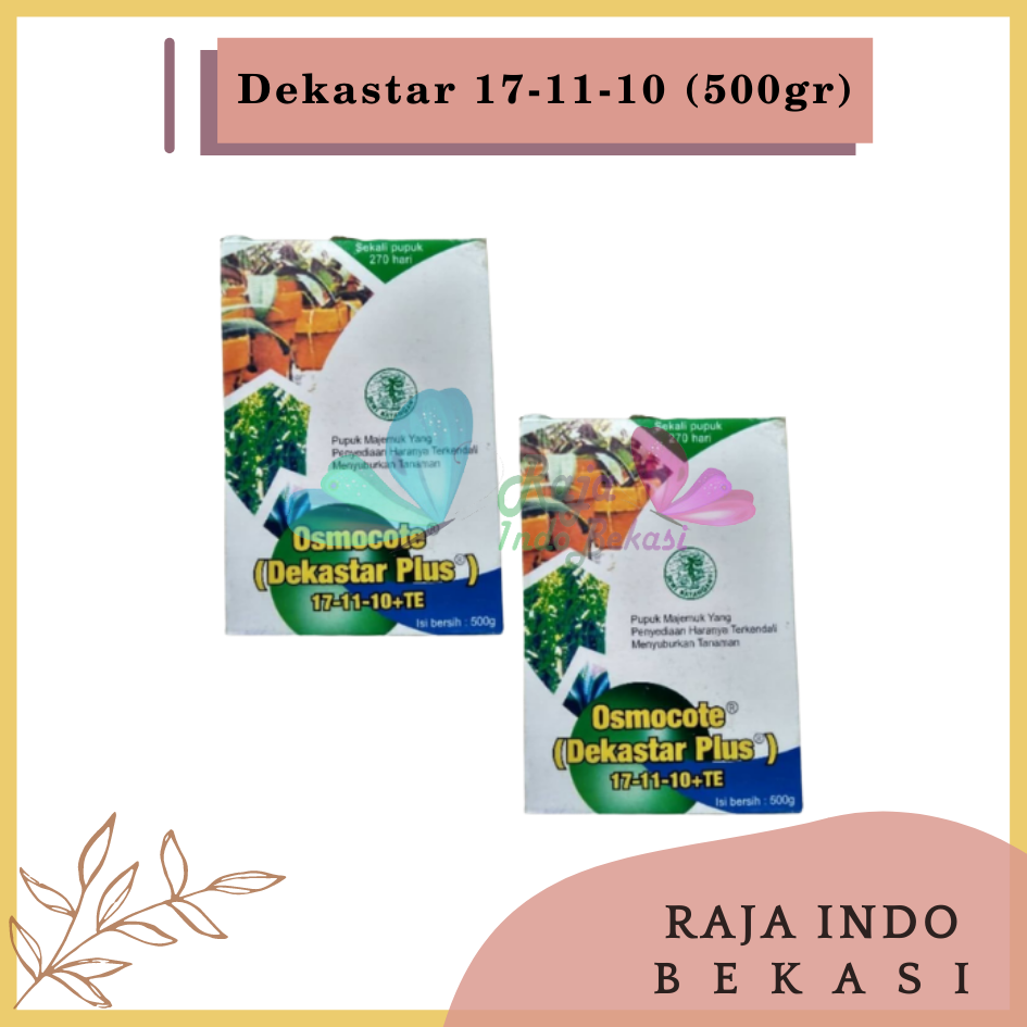 Pupuk Dekastar Plus 17-11-10 Te 500 Gram Pupuk Majemuk Osmocote 500gr ...