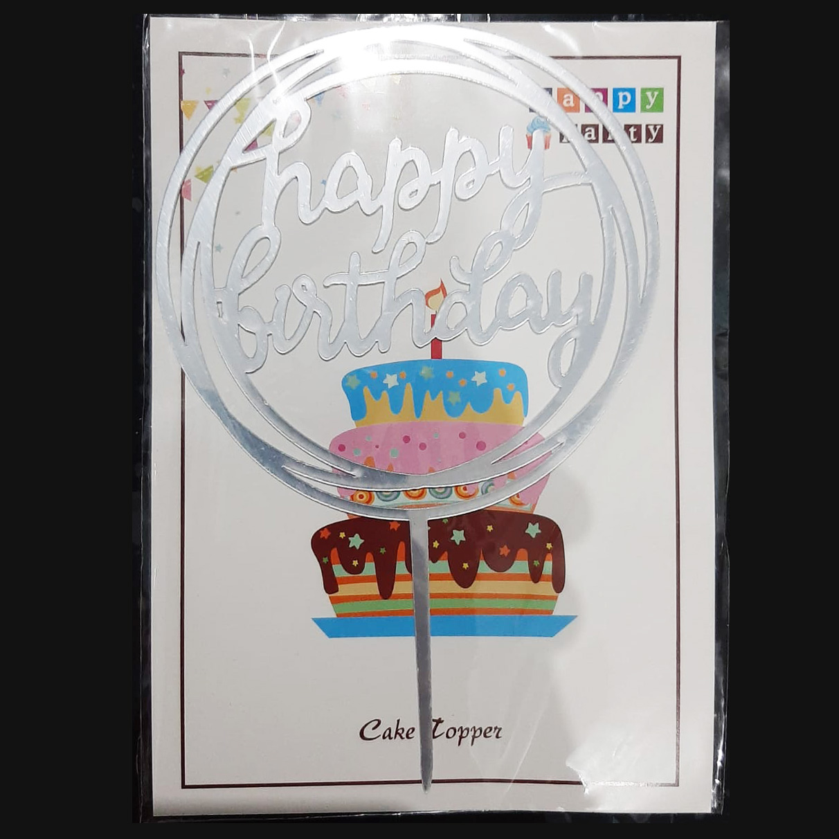 Topper Kue Ultah Tulisan Happy Birthday Bahan Akrilik | Lazada Indonesia