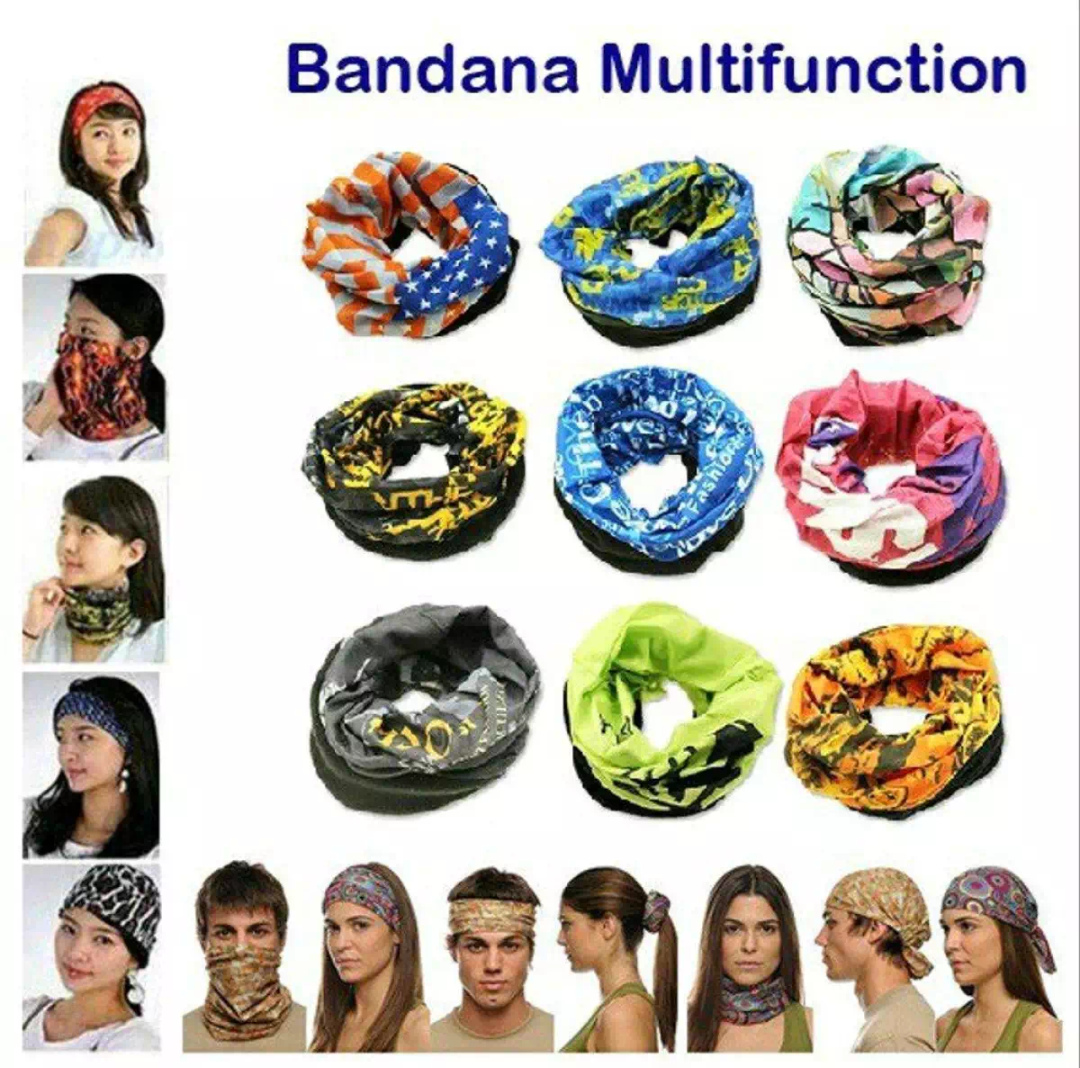 US - [isi 6Pcs] Buff Motif Pelindung Debu - Bisa Untuk Masker Motor ...