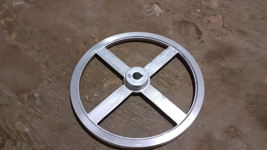 Pulley atau pully 12 inch As 20mm alumunium | Lazada Indonesia