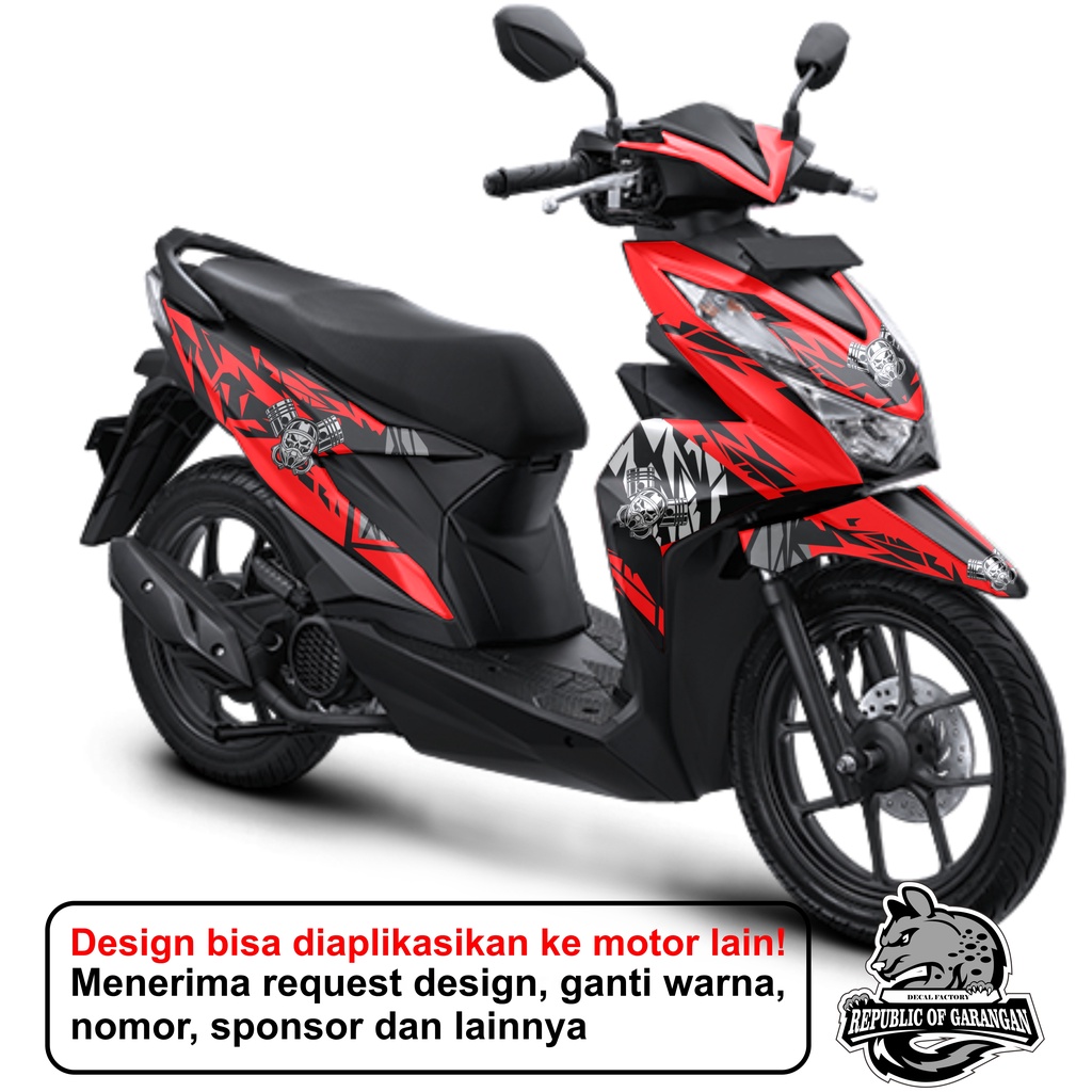 Decal Beat 2020 Fi Street Esp New Dekal full body Deluxe Honda Stiker ...
