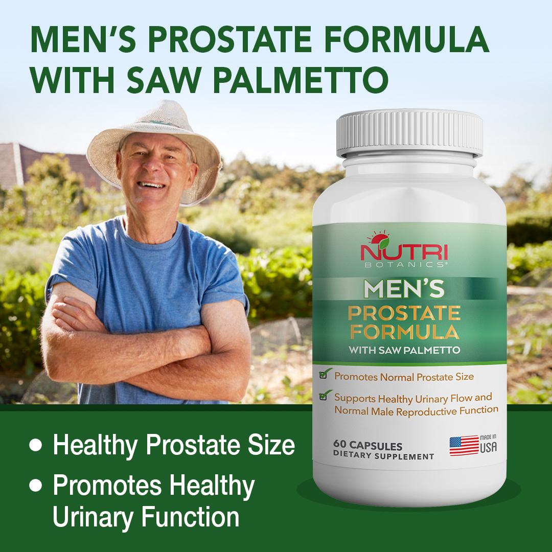 [Ship from Singapore] Nutri Botanics Men Prostate Saw Palmetto (Isi 60 ...