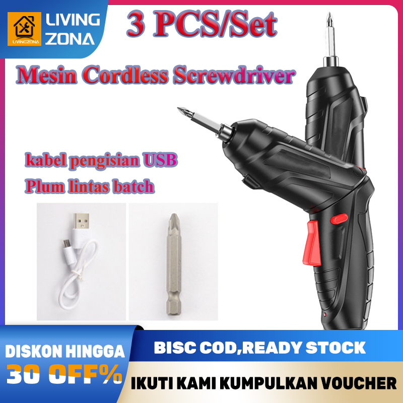 [COD, Stok Ready, Jakarta] 3.6V Cordless Multifunction Electric ...