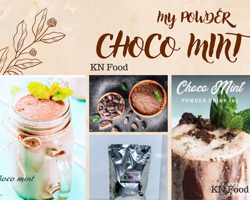 Reguler Powder Rasa Choco Mint / Bubuk Minuman Coklat Mint 1kg | Lazada ...