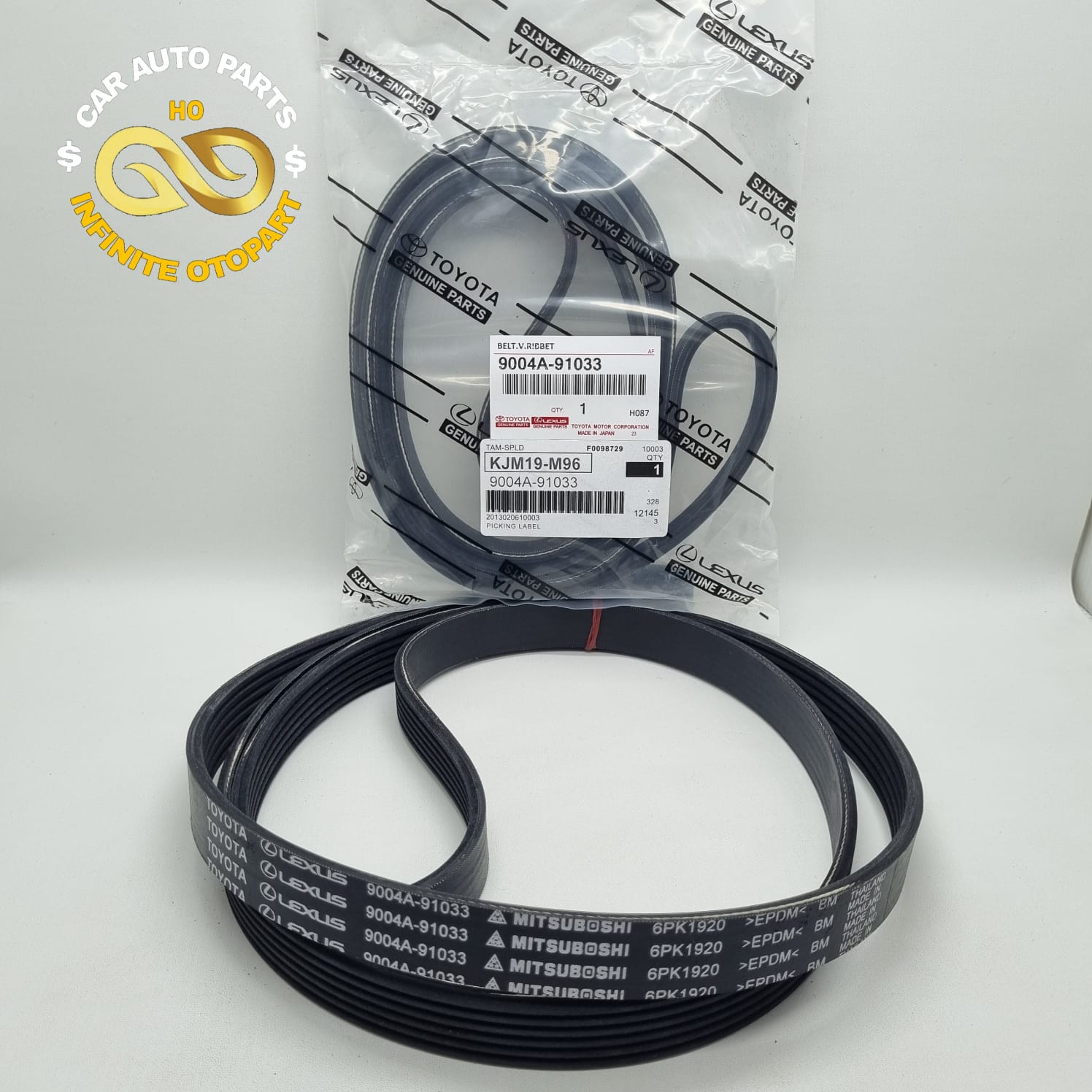 VAN BELT TALI KIPAS TOYOTA AVANZA 1.5 VELOS RUSH 6PK 1920 | Lazada ...