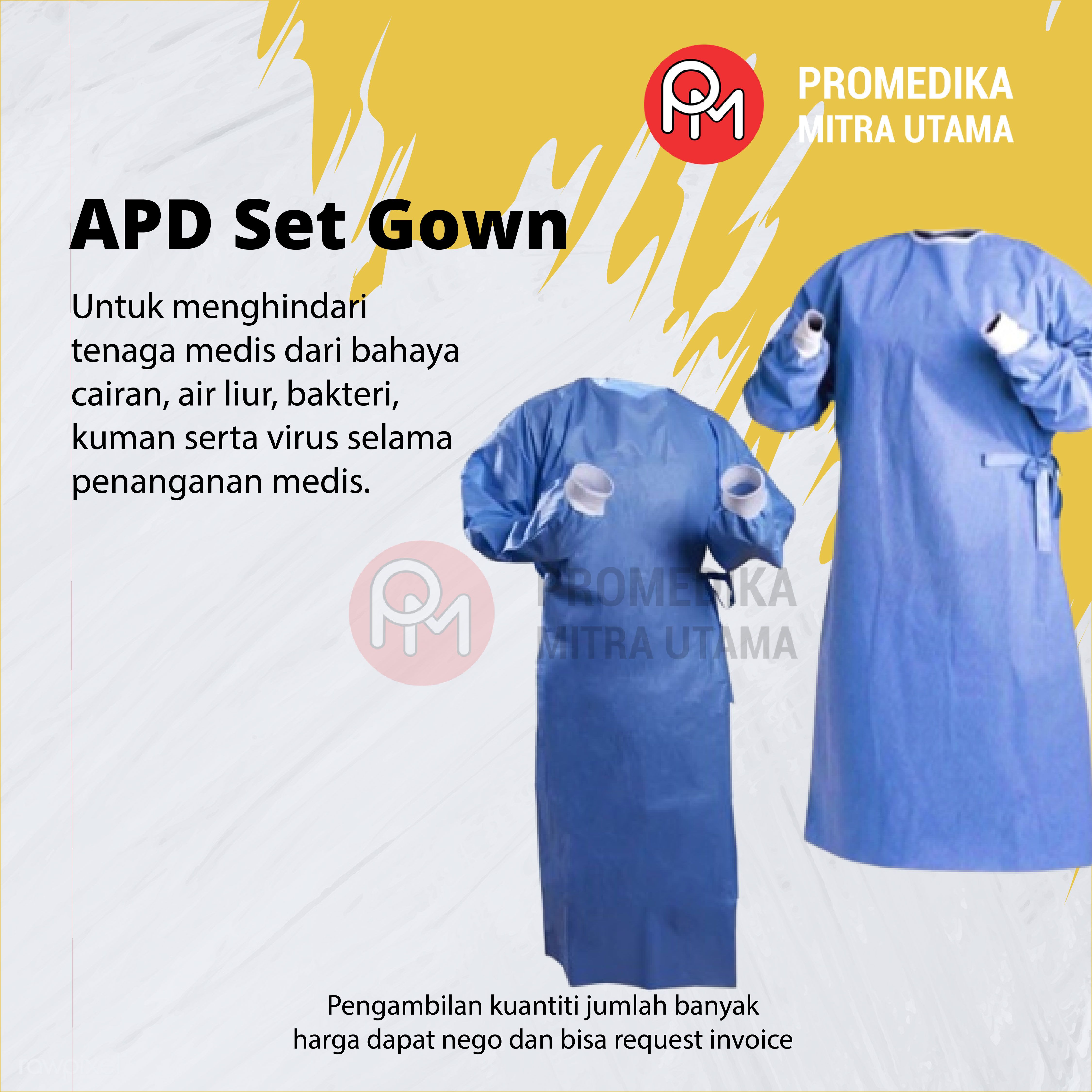 APD Set Gown | Baju Rumah Sakit | Lazada Indonesia