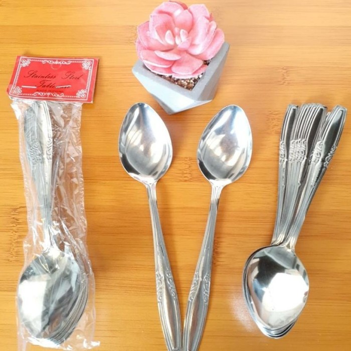Sendok Makan Besi Stainless Steel | Lazada Indonesia