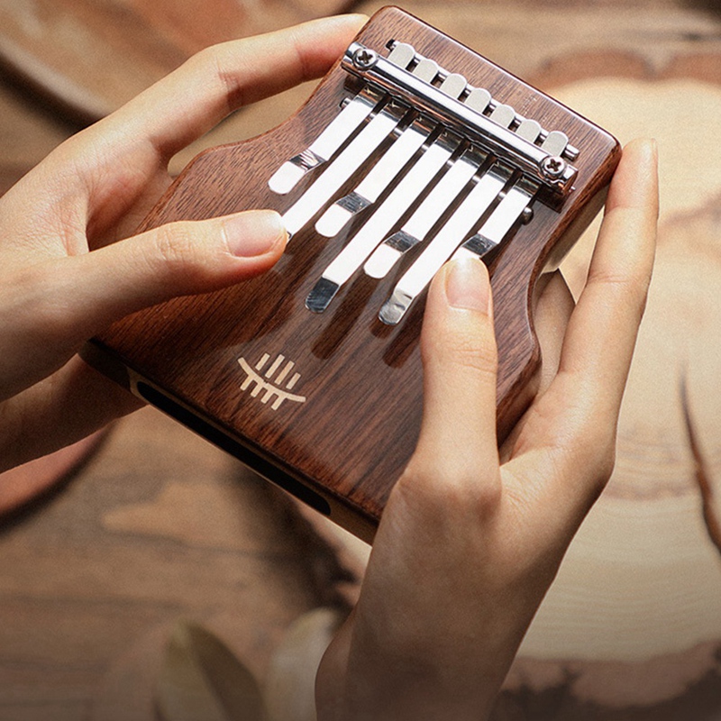 Hluru a Thumb Piano Mini Professional Chords Kalimba 7 Keys Note Tone ...