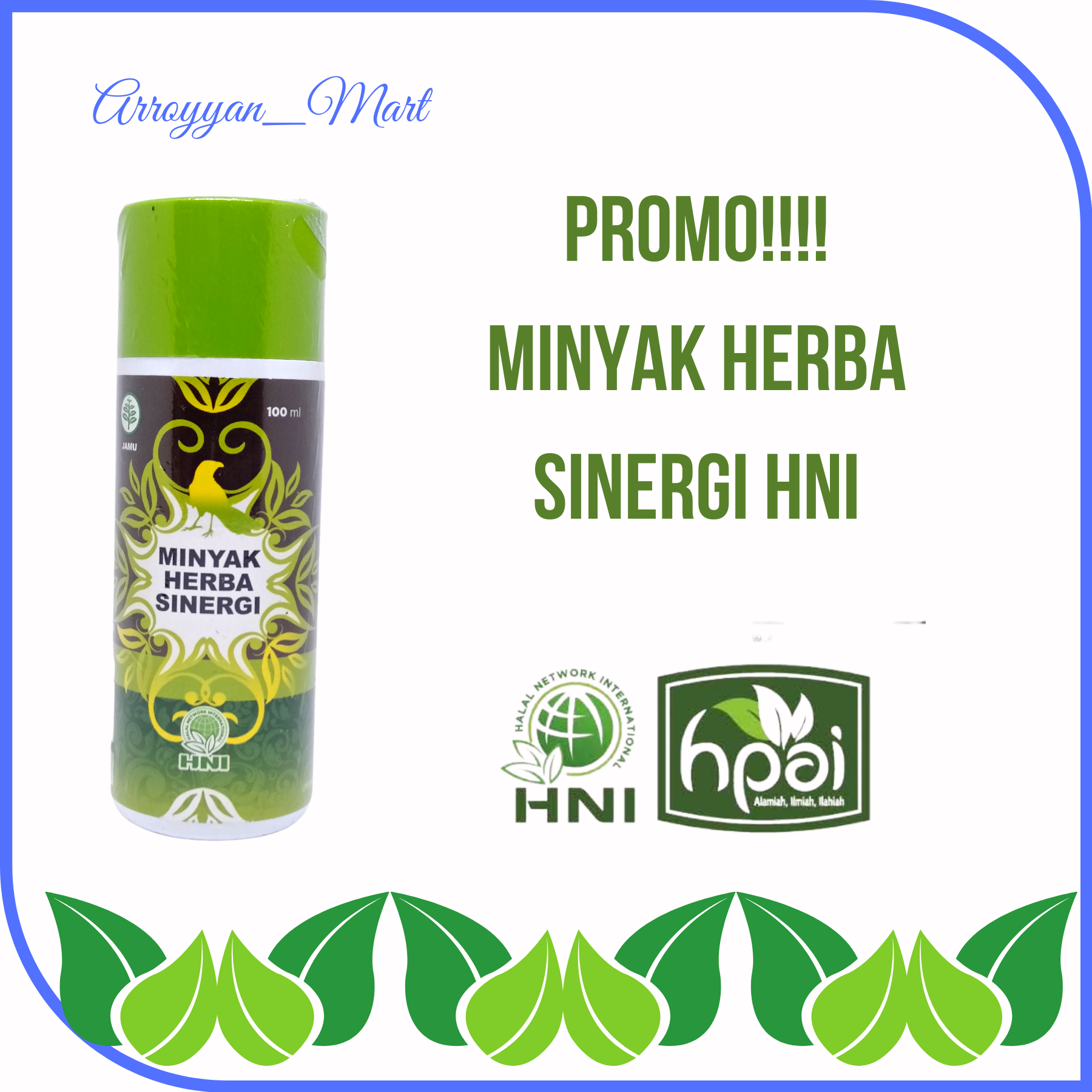 PROMO!!! MINYAK HERBA SINERGI HPAI MHS HNI MINYAK URUT SERBAGUNA MULTI ...