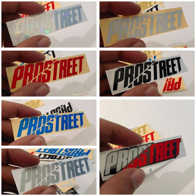 STICKER PROSTREET CUTTING STICKER CUTTING MOTOR CUTTING STICKER STICKER ...