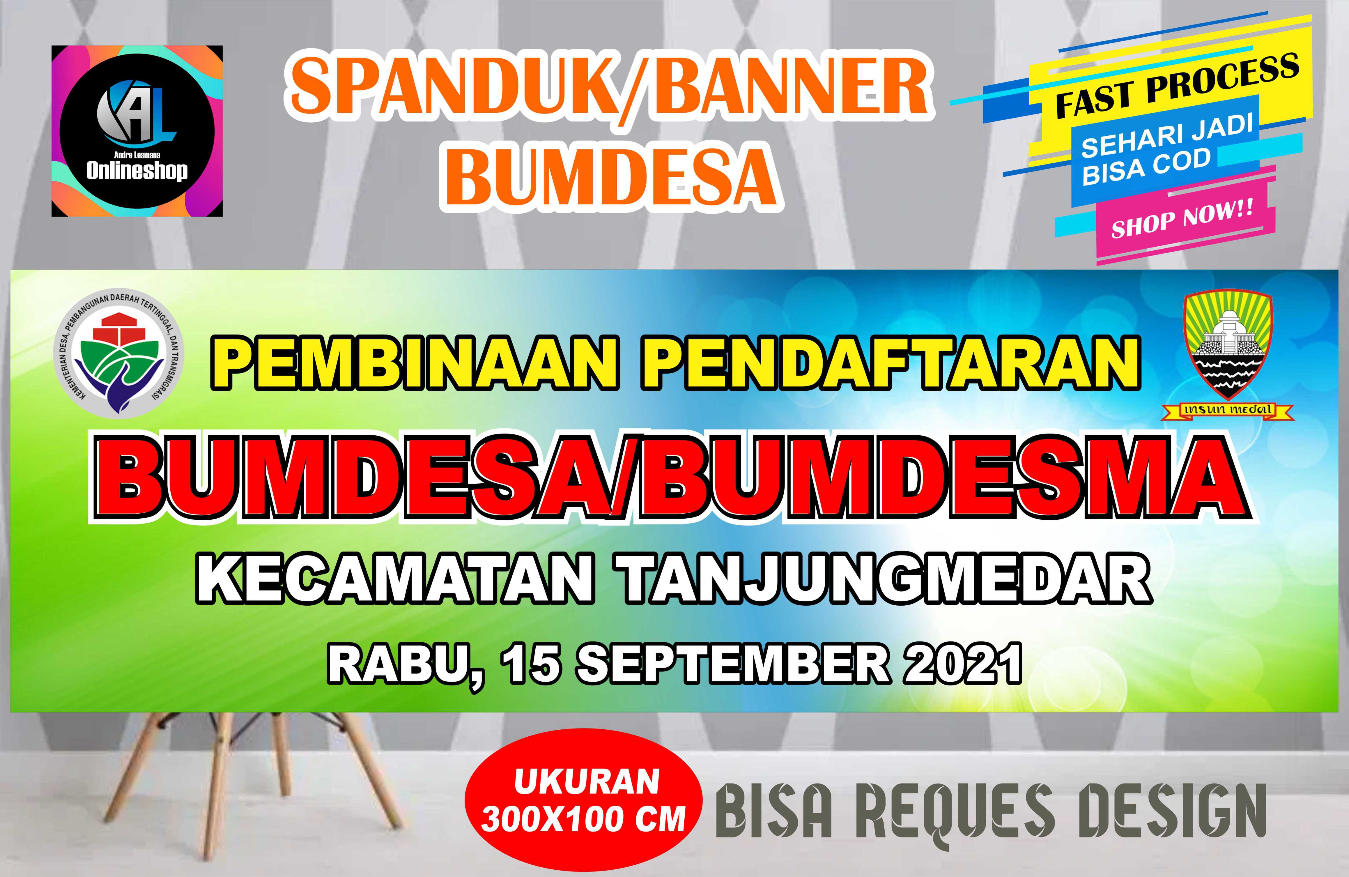 Spanduk, Banner Pendaftaran Bumdesa, Bumdesma | Lazada Indonesia