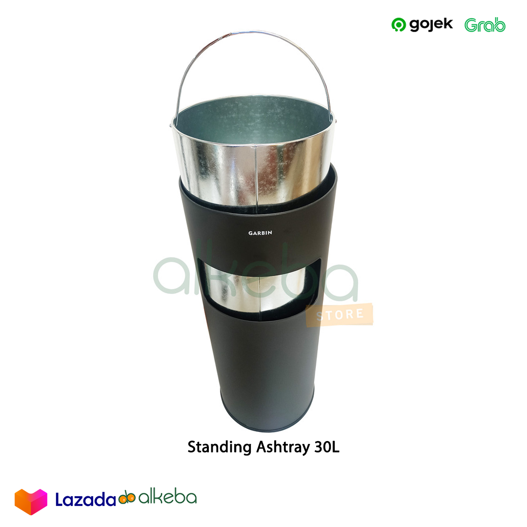 Garbin Standing bin 30 L - Ashtray bin Tempat Sampah Asbak mall hotel ...