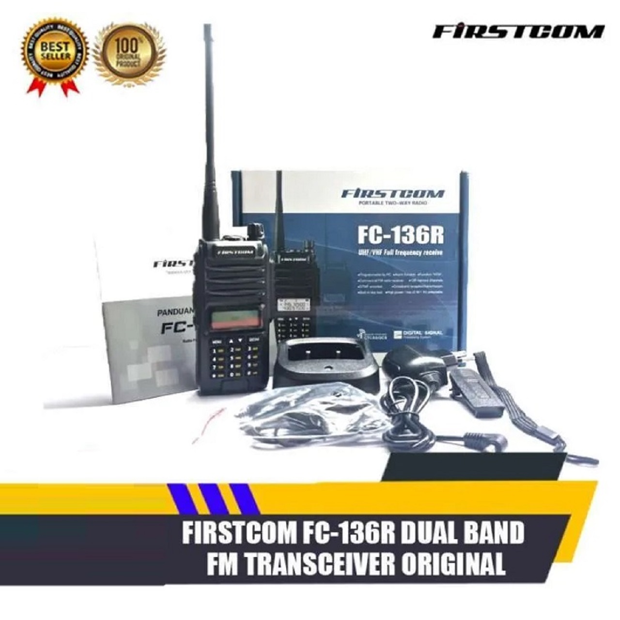 HT Firstcom FC 136 R / FC136R Dual Band Original | Lazada Indonesia
