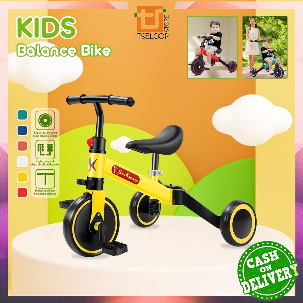 OFM-M97 Mainan Sepeda Anak 3 Roda 2in1 Sepeda Keseimbangan Anak Balance ...