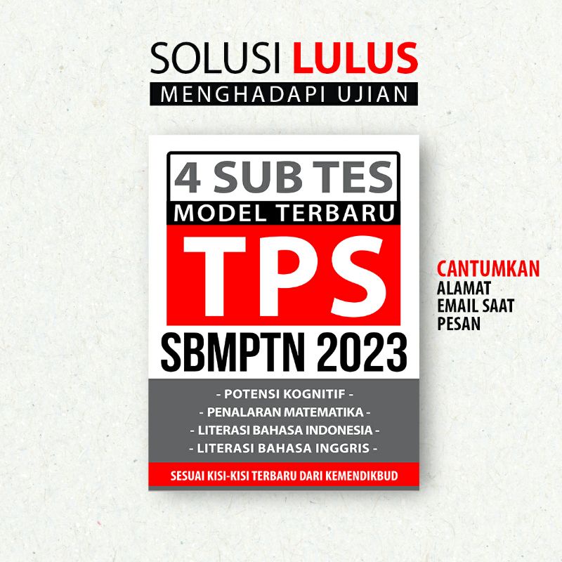 4 SUB TES MODEL TERBARU TPS UTBK SBMPTN 2023 | Lazada Indonesia