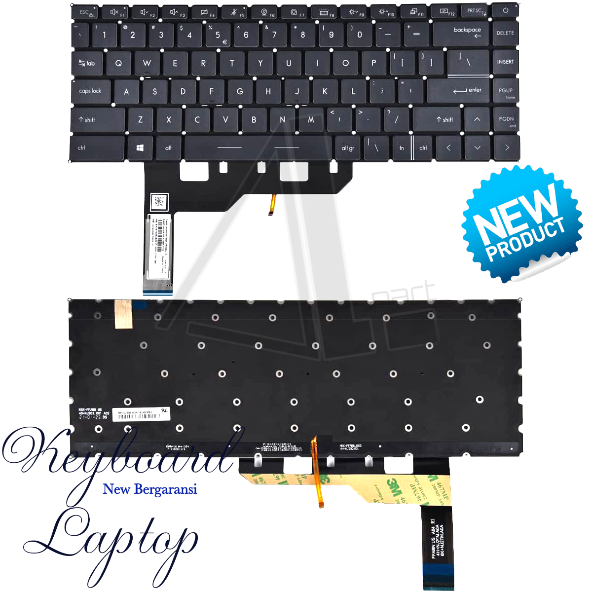 Laptop Keyboard MS-16V2 MSI MS-1541 MSI MS-16V1 Modern 15 M15 15-A11S ...