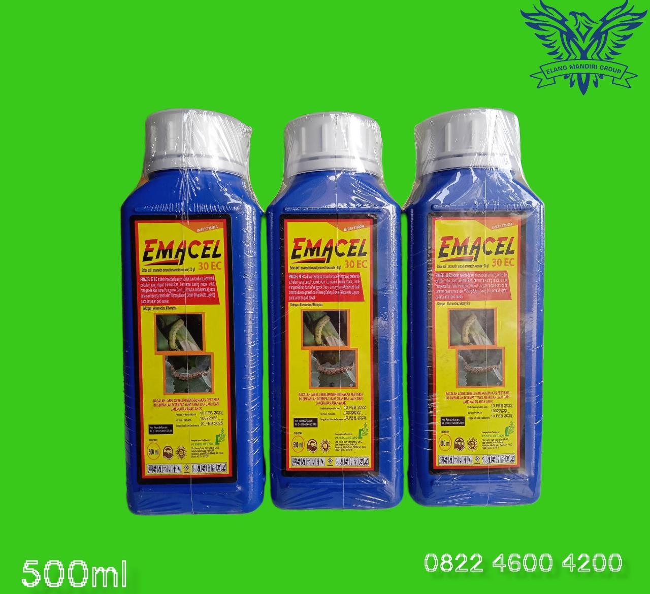 Emacel 30 EC Iso 500ml Insektisida Untuk Bawang Merah Pestisida Emamectin Benzoate Racun Ulat ...