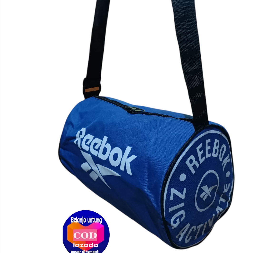 COD - Tas Tabung Olahraga Sport Pria Kekinian Terbaru 2023 Warna Hitam ...