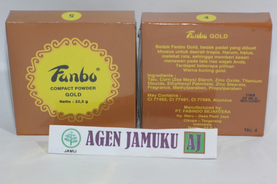 BEDAK PADAT FANBO GOLD COMPACT POWDER | Lazada Indonesia