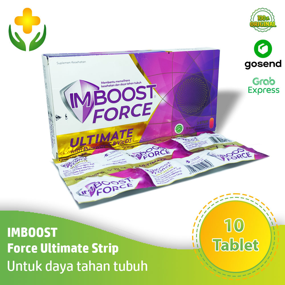 Imboost Force Ultimate 10 Kaplet Vitamin Daya Tahan Tubuh | Lazada ...